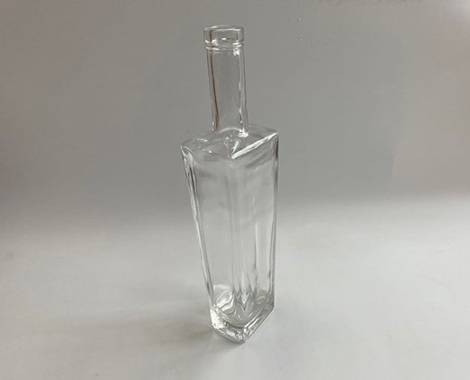Rectangle shape 500ml glass bottle for Tequila whiskey