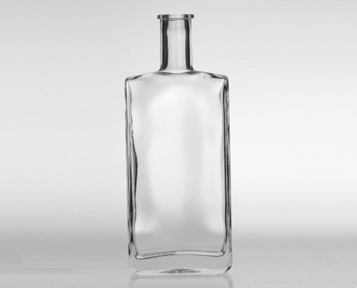 Rectangle Tequlia Bottle with flat shape